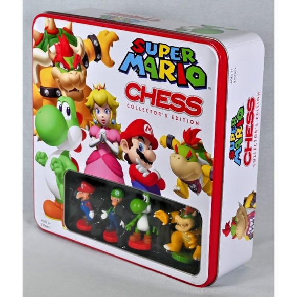 Games | Super Mario Chess Set Collectors Edition Complete W Board All ...